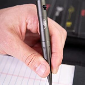 UZI Tactical Bolt Action Pen, Ultra Durable Aircraft Aluminum (UZI-Tacpen15-GM) Ballpoint Writing Tactical Pen Gun Metal