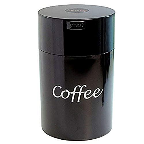 Tightpac America, Inc. unisex adult Black The Ultimate Vacuum Sealed Coffee Container, Black US