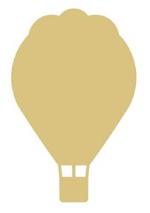 hot air balloon cutout unfinished wood balloon race derby balloon glow door hanger mdf shape canvas style 1