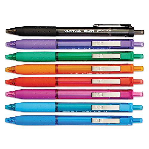 Paper Mate 1945926 Inkjoy 300 RT Retractable Ballpoint Pen, 1mm, Assorted, 24/Pack