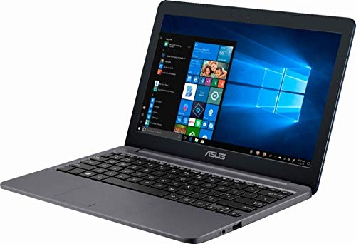 2019 Asus Vivobook 11.6" Thin and Lightweight Laptop Computer, Intel Celeron N4000 up to 2.6GHz, 2GB DDR4 RAM, 32GB eMMC, 802.11AC WiFi, Bluetooth 4.1, USB-C 3.1, HDMI, Star Gray, Windows 10 in S Mode