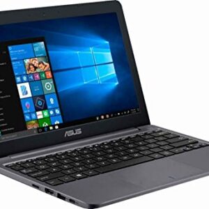 2019 Asus Vivobook 11.6" Thin and Lightweight Laptop Computer, Intel Celeron N4000 up to 2.6GHz, 2GB DDR4 RAM, 32GB eMMC, 802.11AC WiFi, Bluetooth 4.1, USB-C 3.1, HDMI, Star Gray, Windows 10 in S Mode