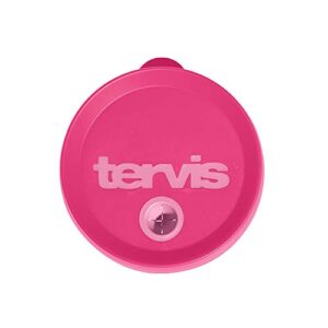 tervis straw lid made in usa double walled insulated tumbler travel cup keeps drinks cold & hot, fits 24oz tumblers & 16oz mugs, passion pink