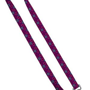 Moose Pet Wear Deluxe Dog Leash - Patterned Heavy Duty Pet Leashes, Made in The USA – 1 Inch x 4 Feet, Dainty Diamond