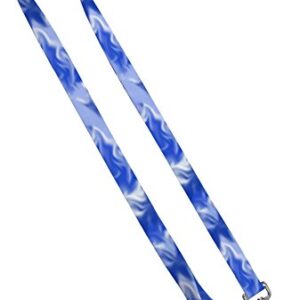 Moose Pet Wear Deluxe Dog Leash - Patterned Heavy Duty Pet Leashes, Made in the USA - 1 Inch x 6 Feet, Blue Smoke