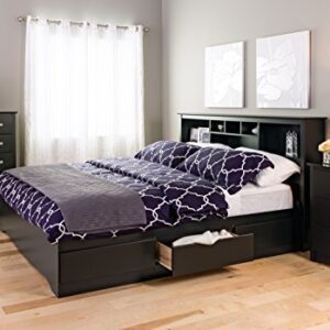 Prepac Sonoma Nightstand, Tall 3-Drawer, Black