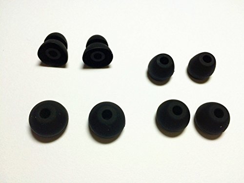 8pcs Replacement Earbuds Eartips for Monster Beats Dr. Dre Urbeats Urbeats 2.0 Tour 2.0 Stereo Earphones (Black)