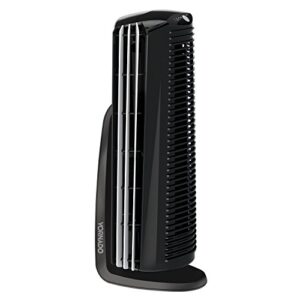 vornado duo small room tower air circulator fan, black, 14 in.