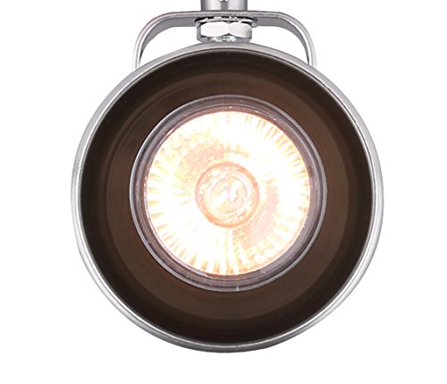 CANARM ICW622A01BN10 LTD Polo 1 Light Ceiling/Wall, Brushed Nickel with Adjustable Head