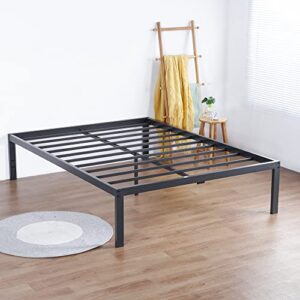 Olee Sleep 18inch Tall Steel Slat / Non-slip Support S-3500 High Profile Platform Bed Frame, Twin