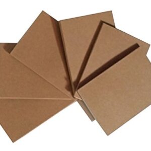 Notepads with Kraft Paper Covers (4.5 x 3 Mini Notebooks Set of 6)