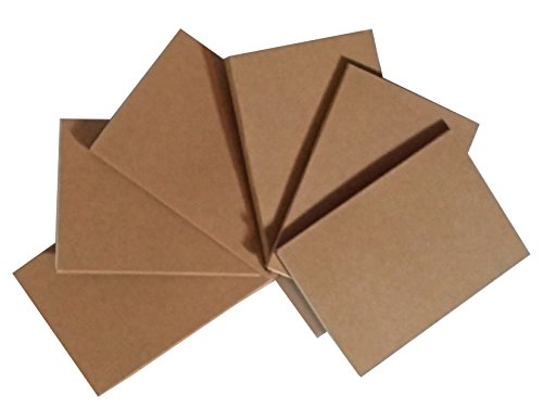 Notepads with Kraft Paper Covers (4.5 x 3 Mini Notebooks Set of 6)