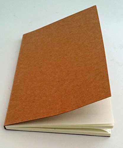 Notepads with Kraft Paper Covers (4.5 x 3 Mini Notebooks Set of 6)