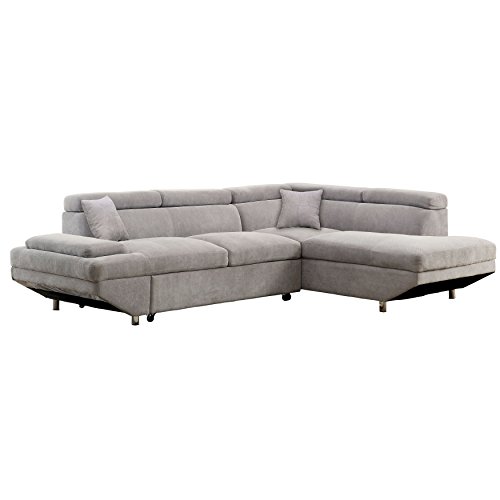 HOMES: Inside + Out Walter's Sectional with Pull Out Sleeper Chaise