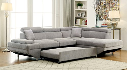 HOMES: Inside + Out Walter's Sectional with Pull Out Sleeper Chaise