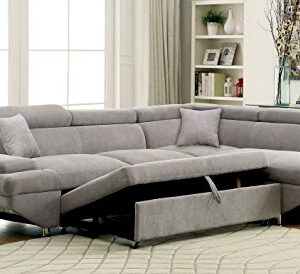 HOMES: Inside + Out Walter's Sectional with Pull Out Sleeper Chaise