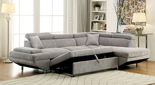 HOMES: Inside + Out Walter's Sectional with Pull Out Sleeper Chaise