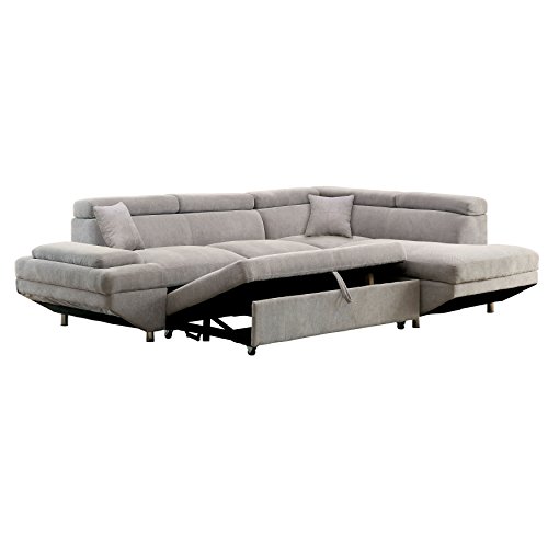 HOMES: Inside + Out Walter's Sectional with Pull Out Sleeper Chaise