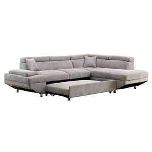 HOMES: Inside + Out Walter's Sectional with Pull Out Sleeper Chaise