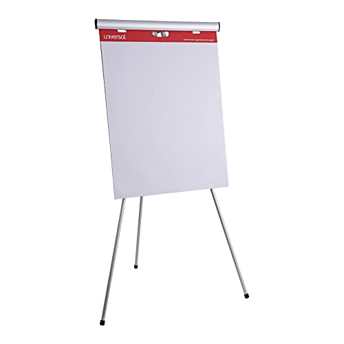 Universal UNV-35603 25 in. x 30 in. Unruled Self-Stick Easel Pad - White (30 Sheets, 2/Carton)