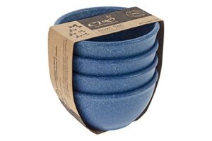 evo sustainable goods 10 oz. bowl set, blue