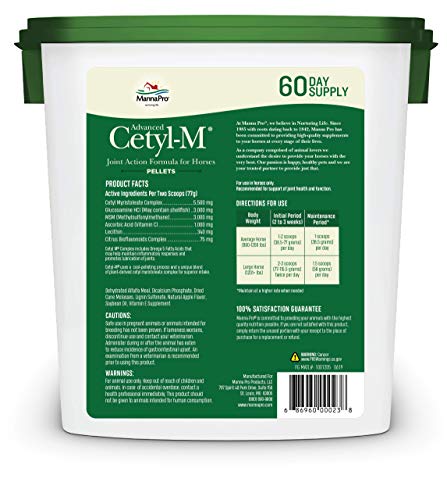 Manna Pro Cetyl-M Equine Joint Supplement Pellet, 5.1 LB