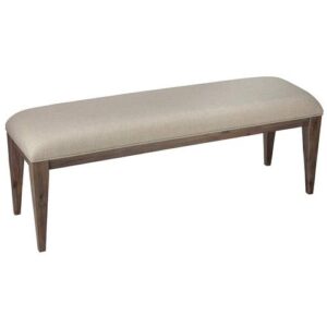 cortesi home leno dining bench, 51", beige