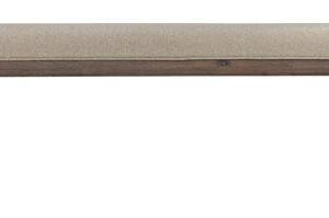 Cortesi Home Leno Dining Bench, 51", Beige