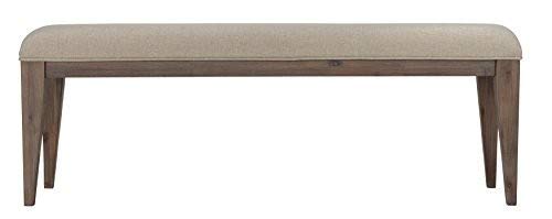 Cortesi Home Leno Dining Bench, 51", Beige