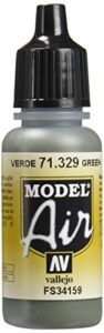 vallejo green model air 17ml paint