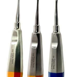 New German Stainless Set of 3 LUXATING PERIOTOMES Dental ATRAUMATIC EXTRACTING Elevators 3MM 4MM 5MM