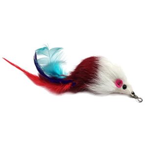 Pet Fit For Life 7 Piece - PLUS BONUS - Replacement Feathers and Soft Furry For Interactive Cat and Kitten Toy Wands