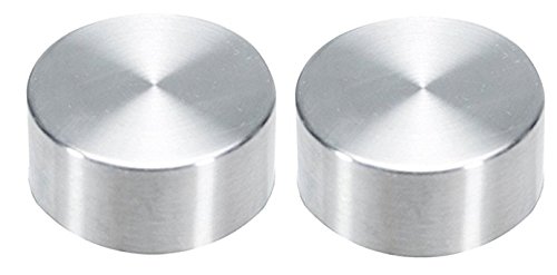 Brieftons Glass Bottles's Lids, Pack of 2 Stainless Steel Caps