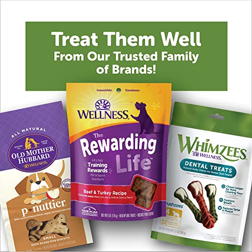 WHIMZEES Natural Grain Free Daily Dental Long Lasting Dog Treats, Veggie Sausage, Small, Bag of 28