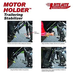 RITE-HITE New Motor Holder - Stabilizes Outboard Motors with Two Trim Cylinders and Newly Added Allen Wrench