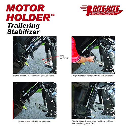 RITE-HITE New Motor Holder - Stabilizes Outboard Motors with Two Trim Cylinders and Newly Added Allen Wrench