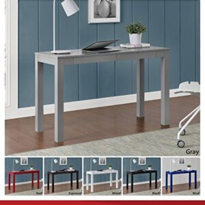 Ameriwood Home Parsons Xl Desk with 2 Drawers, White