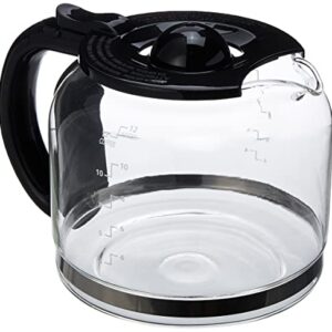 Capresso Glass Carafe 12 Cup, Black