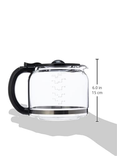 Capresso Glass Carafe 12 Cup, Black