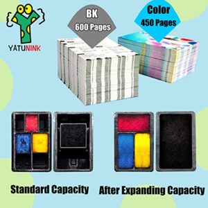 YATUNINK Remanufactured Ink Cartridge Replacement for Canon PG-245XL CL-246XL 245 and 246 XL PG-243 CL-244 Ink Cartridge for Canon TR4520 MG2522 MG2920 MG2922 TS3122 MX490 MX492 Printer Ink (2 Pack)