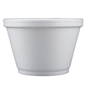 dart 6sj12 foam containers 6oz white 50/bag 20 bags/carton