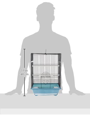 Prevue Pet Products SP50021 Slate Bird Cage, Small, Blue