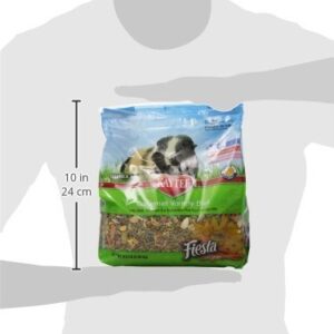 (3 Pack) Kaytee Fiesta Max Guinea Pig Food, 4.5 Pound Bags