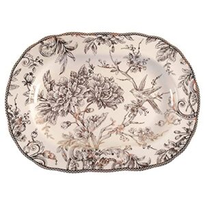 222 fifth adelaide gold serving platter