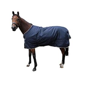 justarug 600d medium standard neck turnout blanket 200g waterproof blue 78