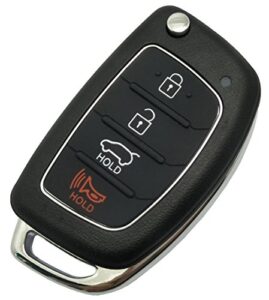 replacement key fob case fit for hyundai sonata santa fe flip key remote control key fob shell