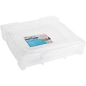 artbin essentials box-14.125"x13.625"x3" translucent -6912ab