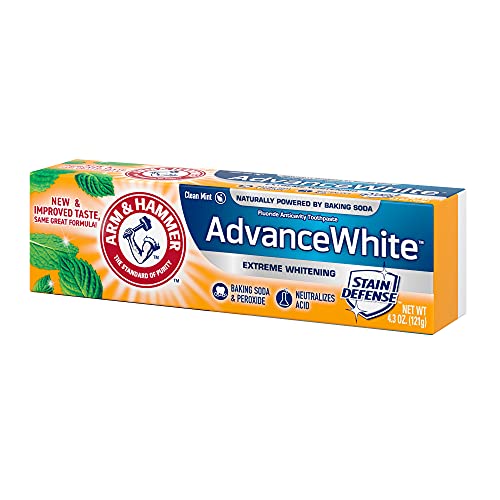 ARM & HAMMER Advance White Extreme Whitening Toothpaste, 4.3 oz. (Packaging of 6)