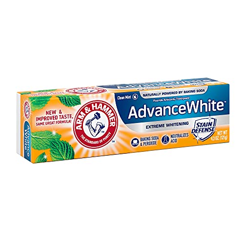 ARM & HAMMER Advance White Extreme Whitening Toothpaste, 4.3 oz. (Packaging of 6)