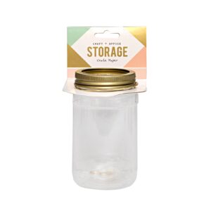 american crafts crate paper wire system storage mason jar